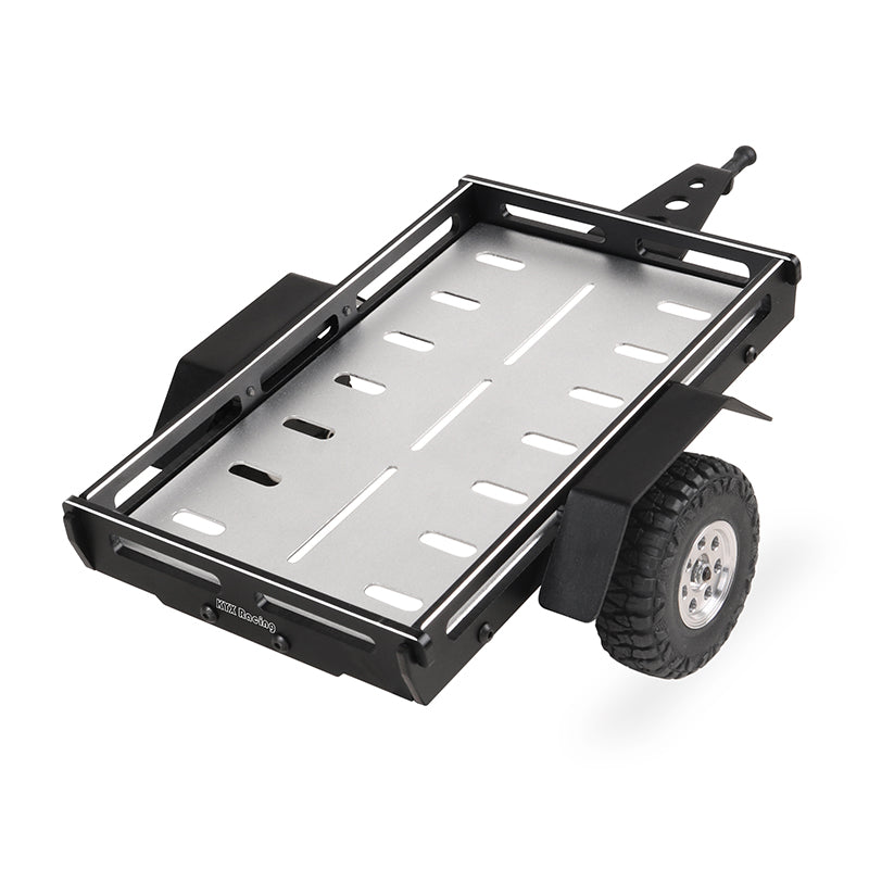 KYX 1/18 CNC RC Crawler Car HD Scale Trailer Small Trailer Truck Trail ...