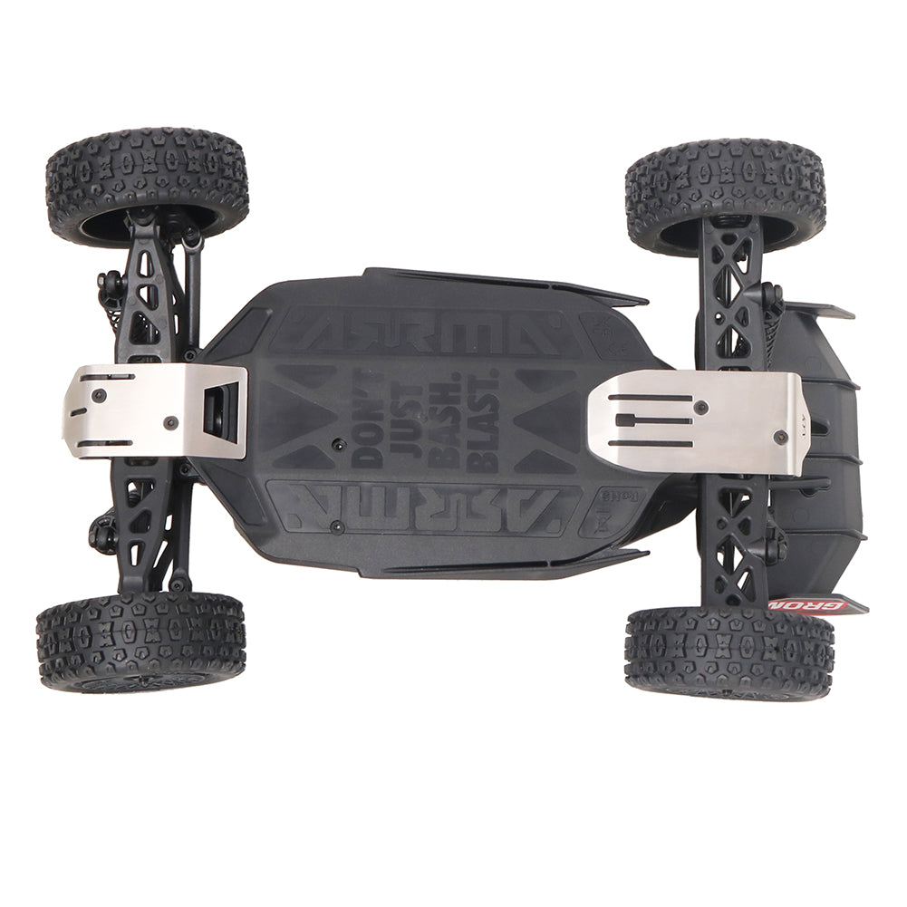 KYX stainless steel Front Rear Chassis Guard Plate for Arrma Typhon GR ...