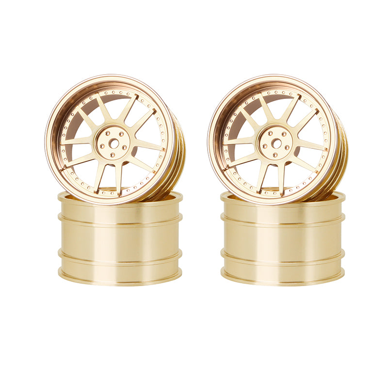 KYX RC Crawler Car Upgrade Parts aluminum alloy 12mm hexagon wheel ral ...