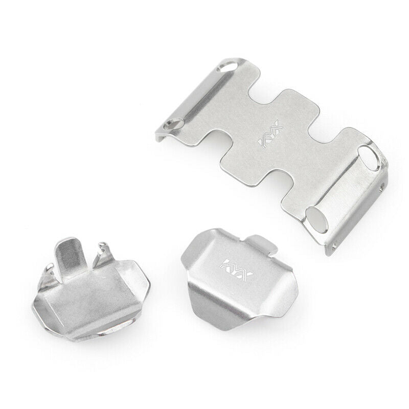 KYX Axial SCX24 AX90081 Stainless Steel Axle Skid Plate Guard set Prot ...