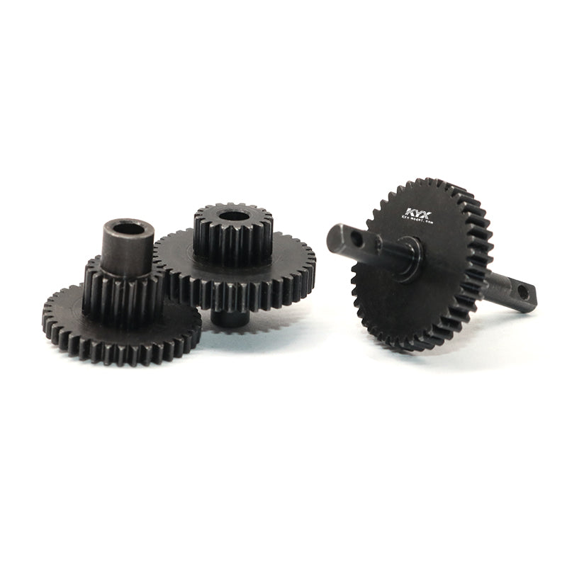 KYX 1/18 Hardened Steel Transmission Gearbox Gears for TRX-4M Defender ...