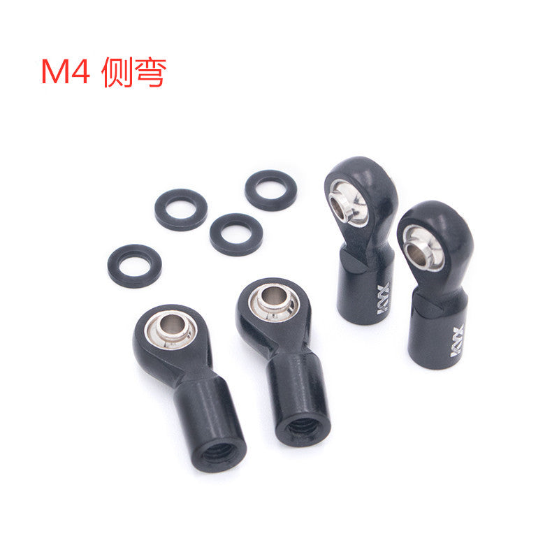 KYX Aluminum M4 Linkage Rod End 160° Bent M4 Ball End for Axial SCX10 ...