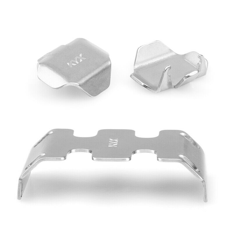 KYX Axial SCX24 AX90081 Stainless Steel Axle Skid Plate Guard set Prot ...