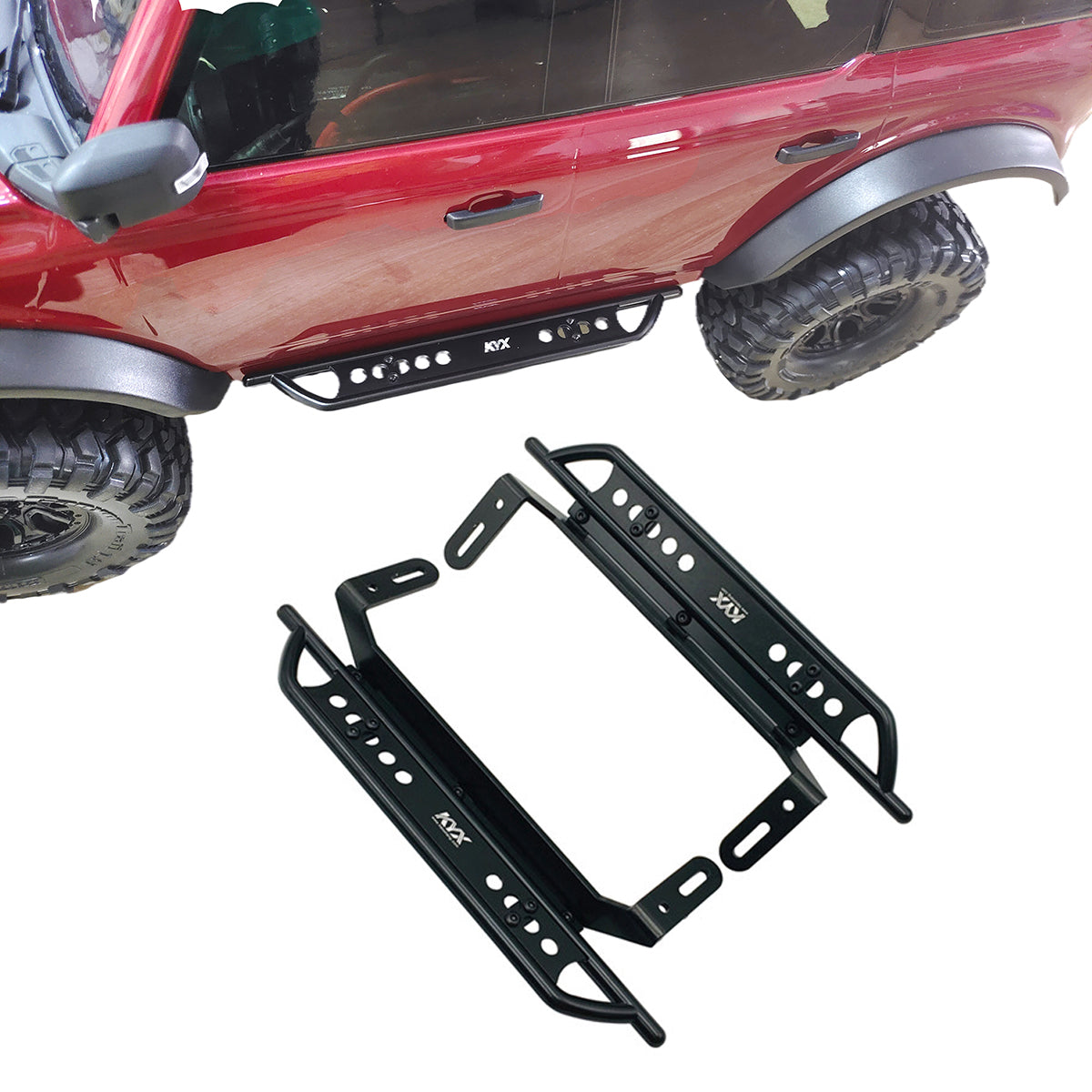 KYX Side Guard Running Board Side Step Rock Slider for 2021 Ford Bronc ...