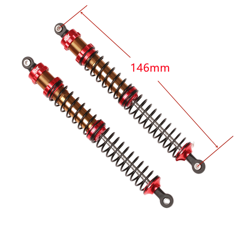 KYX Axial RBX10 RYFT Aluminum Rear Suspension 146mm Shock absorbor set ...